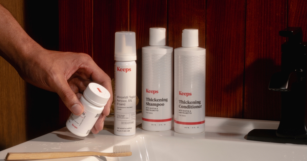 Buy Thickening Shampoo & Conditioner for Men Online | Keeps