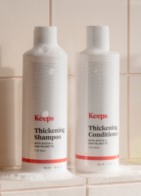 Buy Thickening Shampoo & Conditioner for Men Online | Keeps