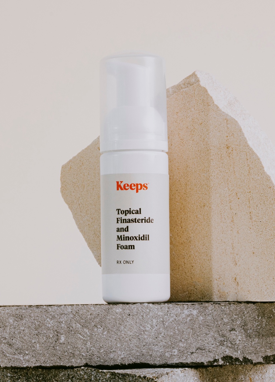 Buy Prescription Topical Finasteride and Minoxidil Foam Online | Keeps